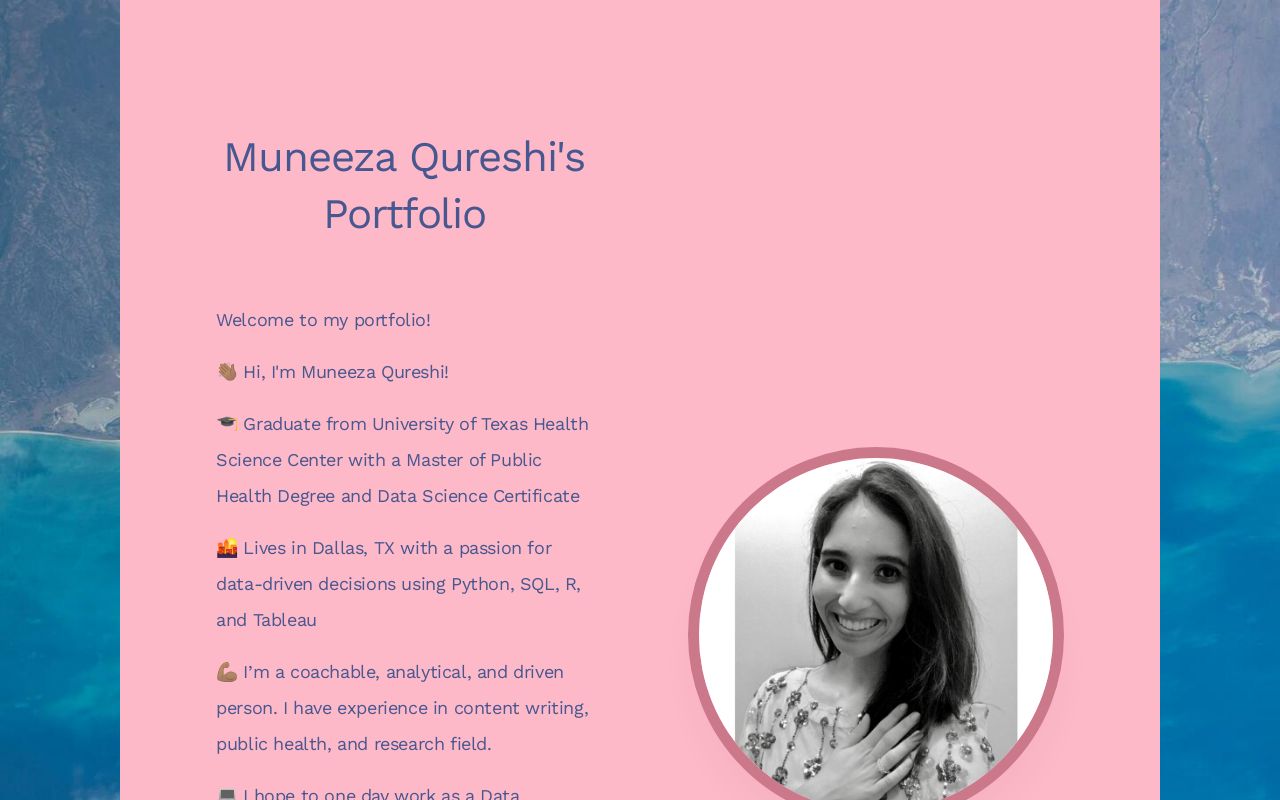 Muneeza Qureshi Portfolio